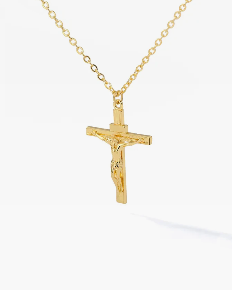 Jesus On The Cross Necklace | Y2K Wave