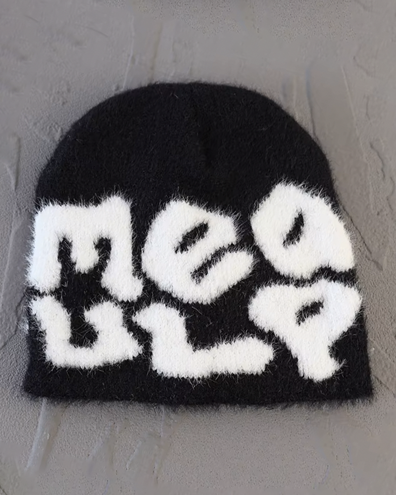 Mea Culpa Beanie Hat | Y2K Wave