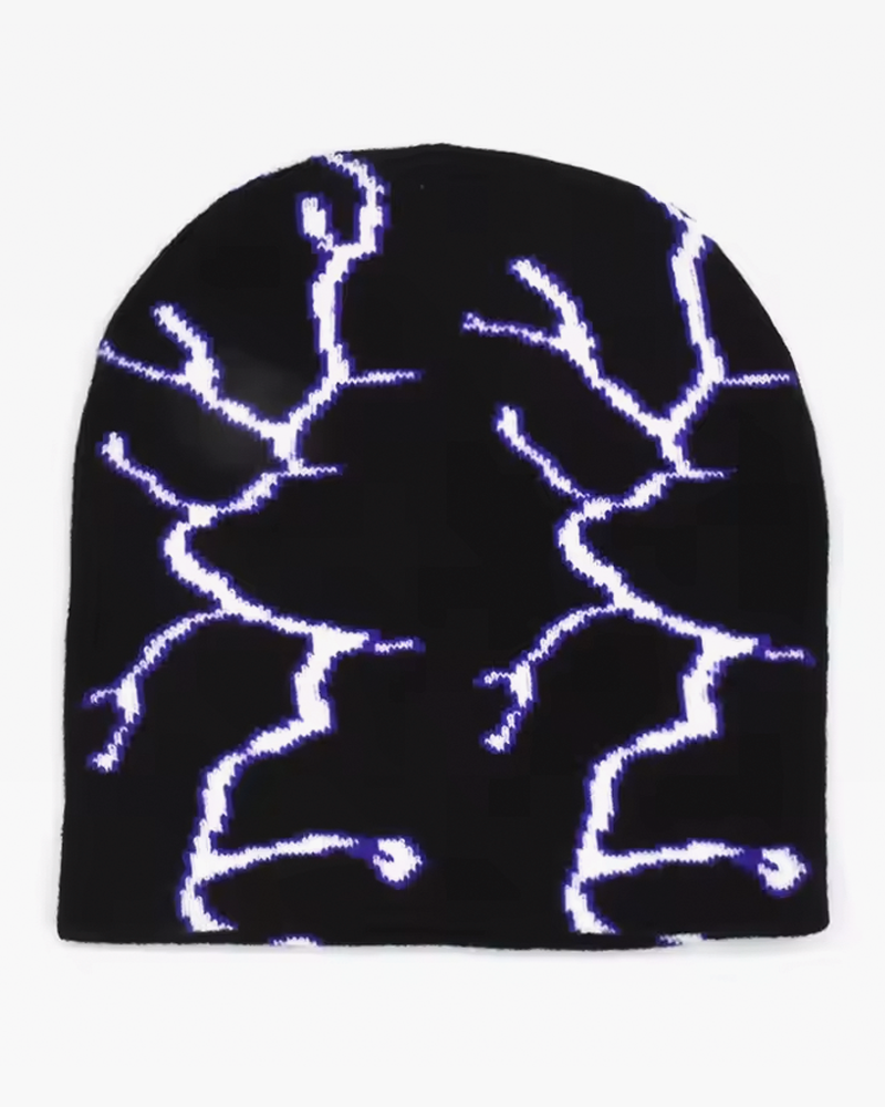 Lightning Beanie | Y2K Wave