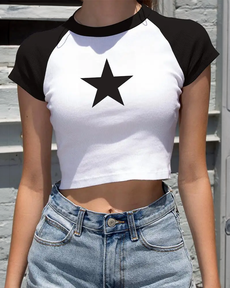 Star Crop Top | Y2K Wave