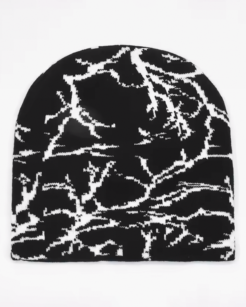 Lightning Bolt Beanie | Y2K Wave