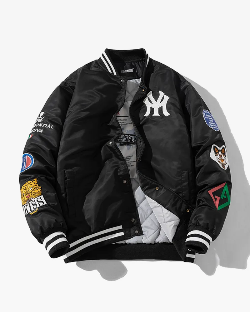 Retro Bomber Jacket | Y2K Wave