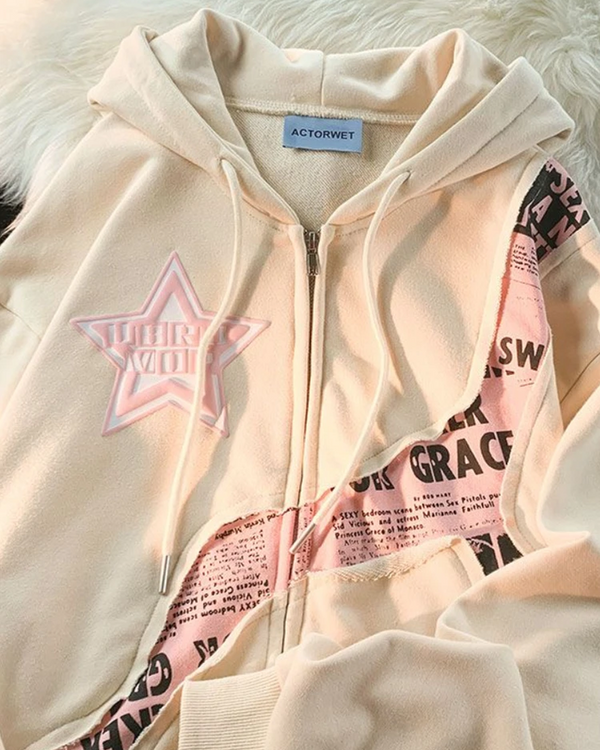 Y2K Hoodie Zip Up | Y2K Wave