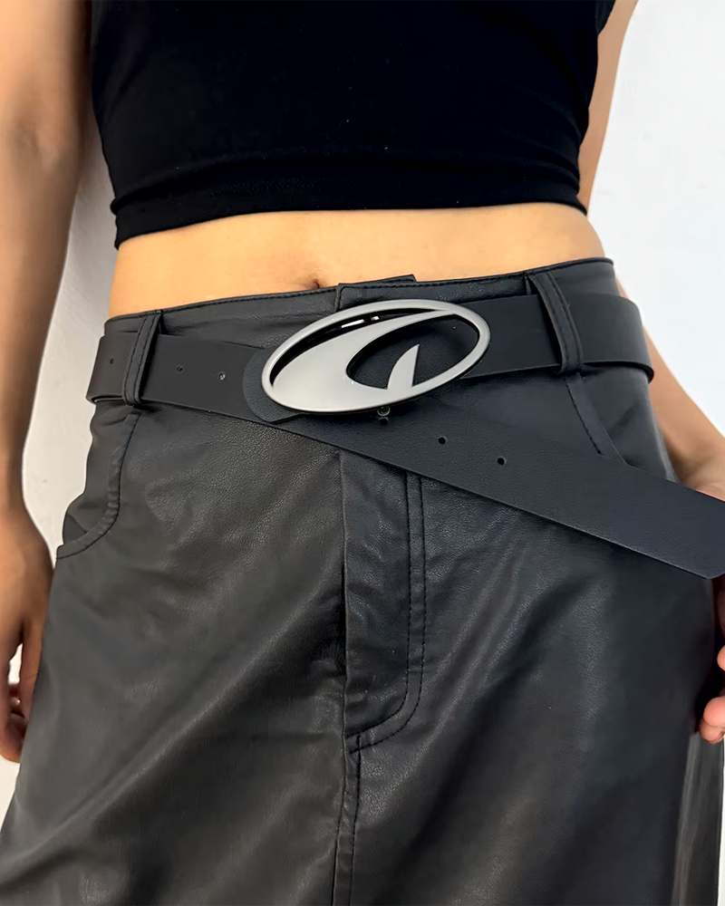 Black Y2K Belt | Y2K Wave