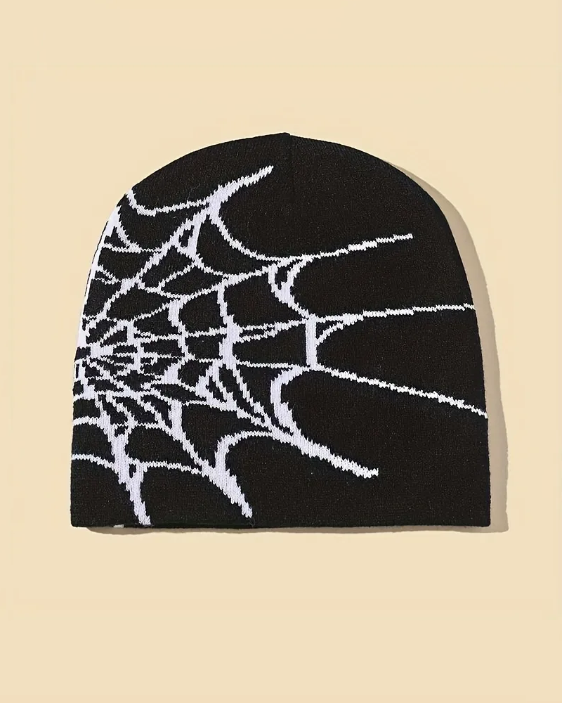 Spider Web Beanie | Y2K Wave