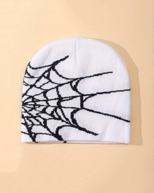 Spider Web Beanie | Y2K Wave