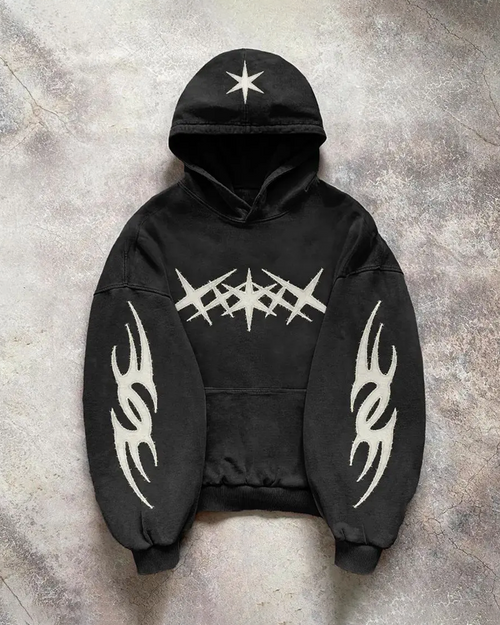Black Y2K Hoodie | Y2K Wave