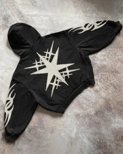 Black Y2K Hoodie | Y2K Wave