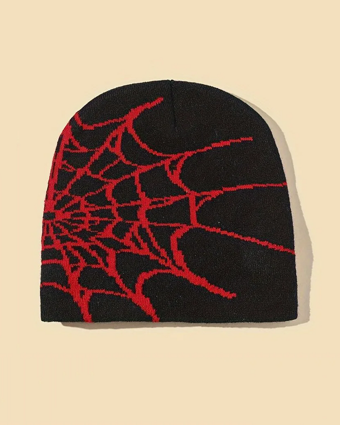 Spider Web Beanie | Y2K Wave
