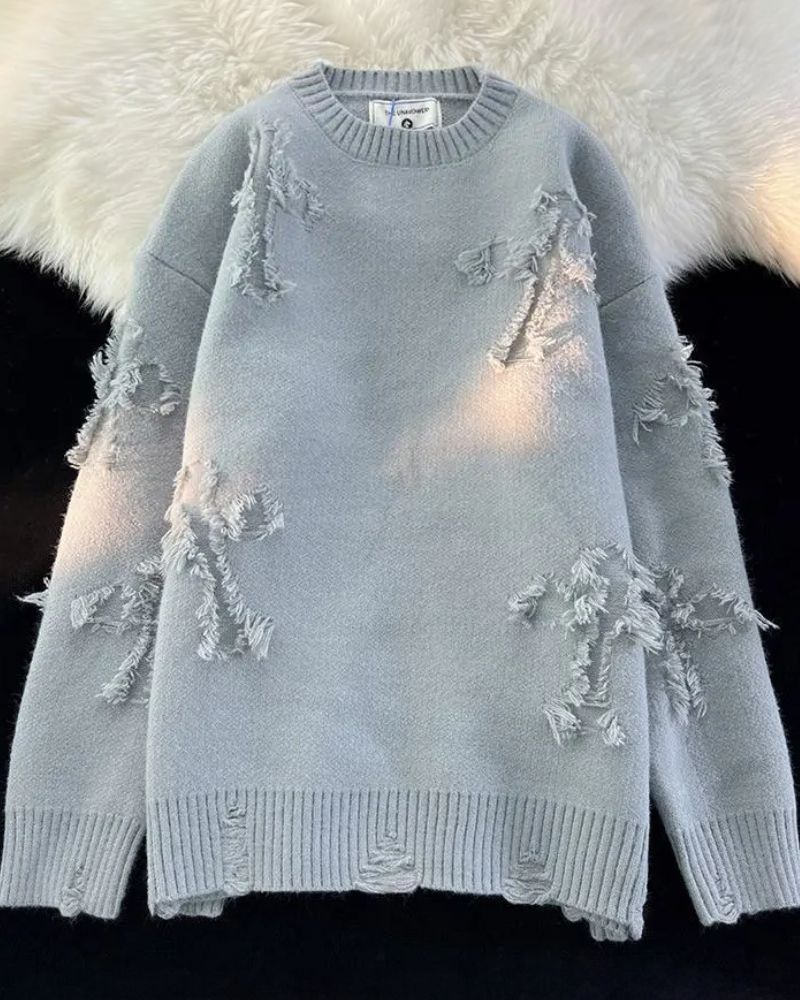 Cross Knit Sweater | Y2K Wave