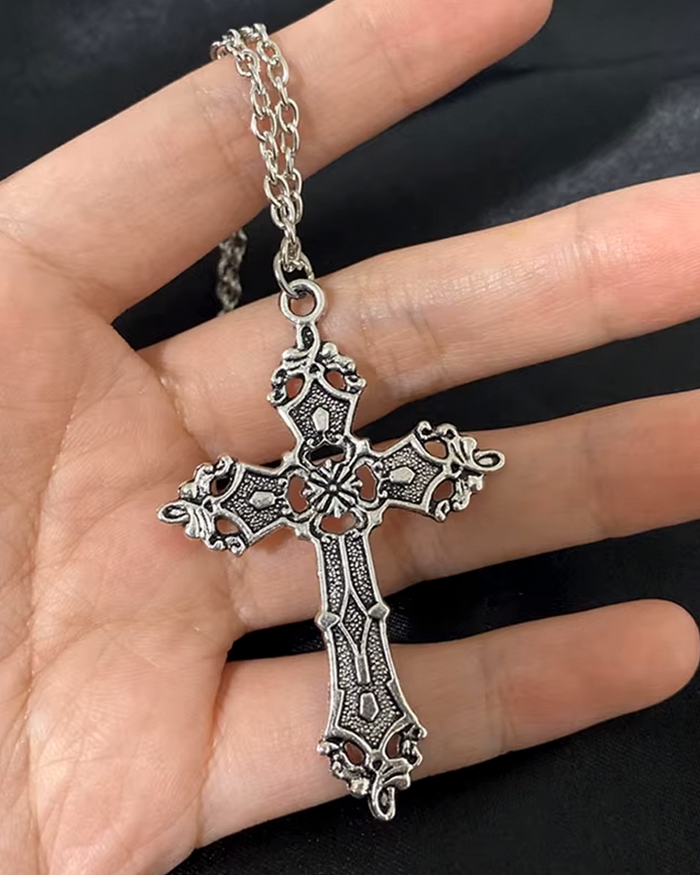 Cross Necklace Y2K | Y2K Wave