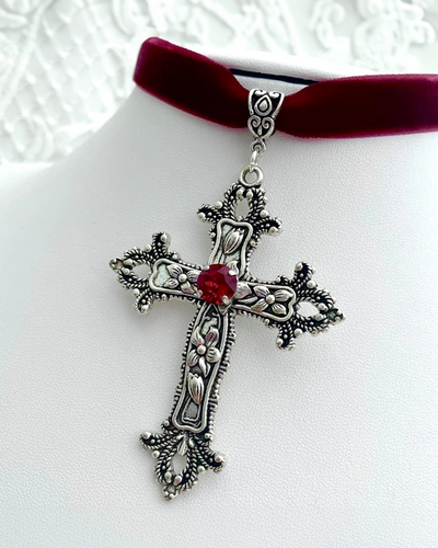 Y2K Cross Necklace | Y2K Wave