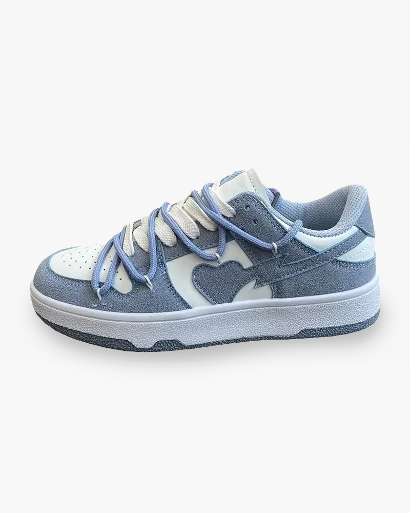 Dunk Heart Sneakers | Y2K Wave
