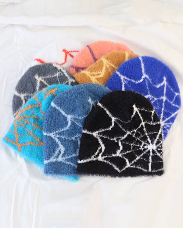 Spider Web Beanie Y2K | Y2K Wave
